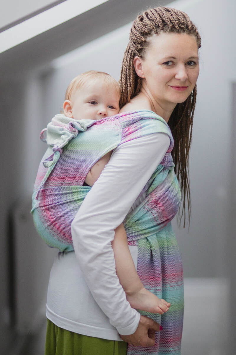 WRAP-TAI carrier Toddler with hood/ herringbone twill / 100% cotton ...