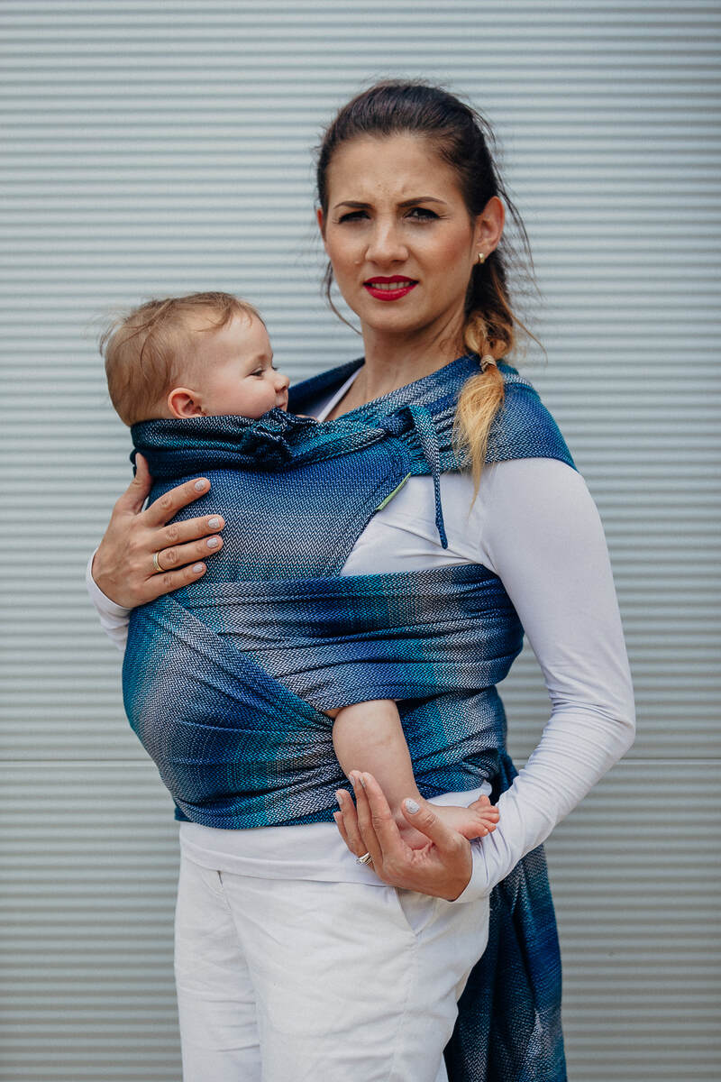 WRAP-TAI carrier Toddler with hood/ herringbone twill / 100% cotton ...