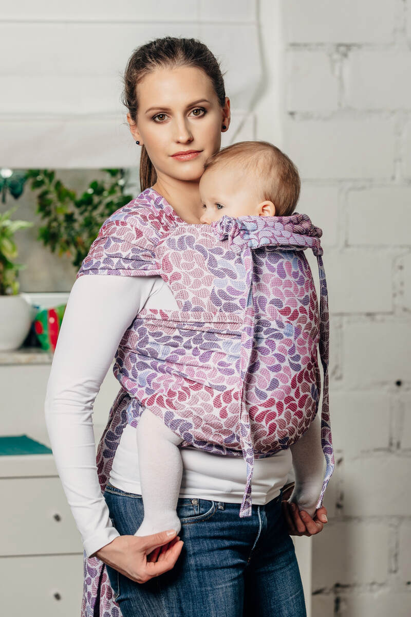 WRAP-TAI carrier Toddler with hood/ jacquard twill / 100% cotton ...