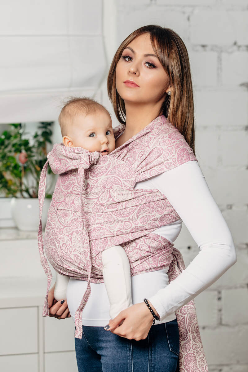 WRAP-TAI carrier Mini with hood/ jacquard twill / 100% cotton / PAISLEY ...