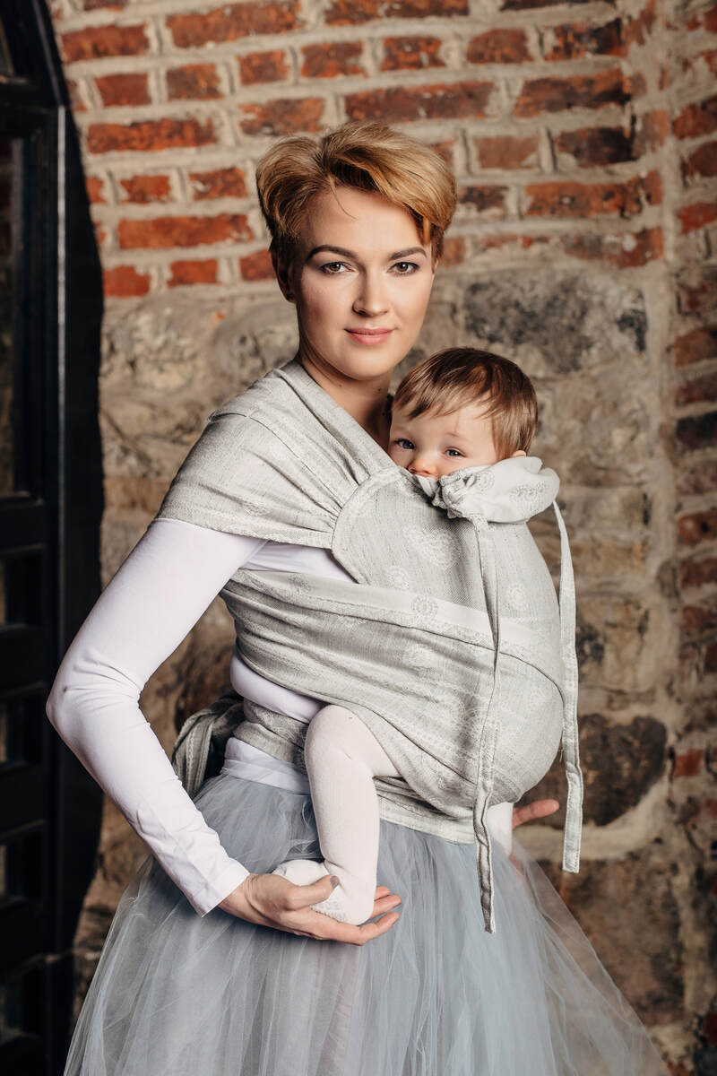 WRAP-TAI carrier Toddler with hood/ jacquard twill / 60% cotton 28% ...