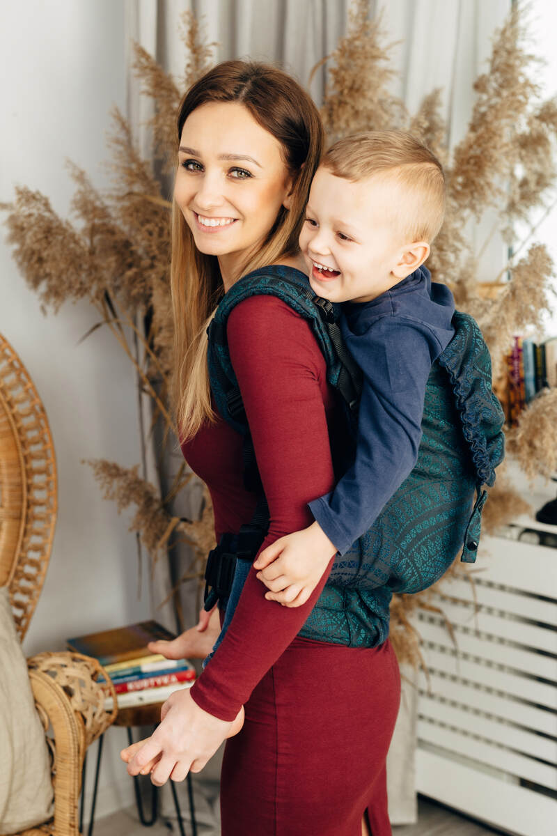 LennyPreschool Carrier, Preschool Size, jacquard weave 100% cotton ...