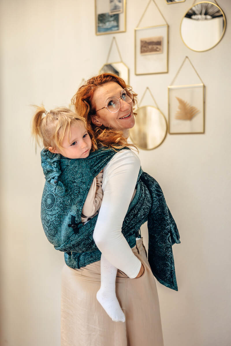 LennyHybrid Half Buckle Carrier, Preschool Size, jacquard weave 51% ...