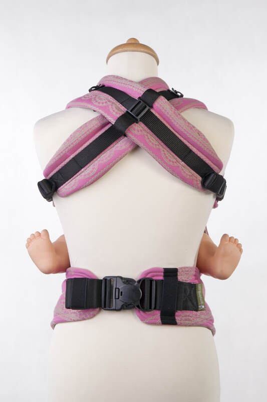 Ergonomic Carrier, Toddler Size, jacquard weave 100% cotton - CANDY ...