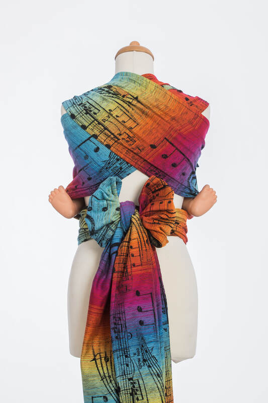 WRAP-TAI carrier Toddler with hood/ jacquard twill / 100% cotton ...